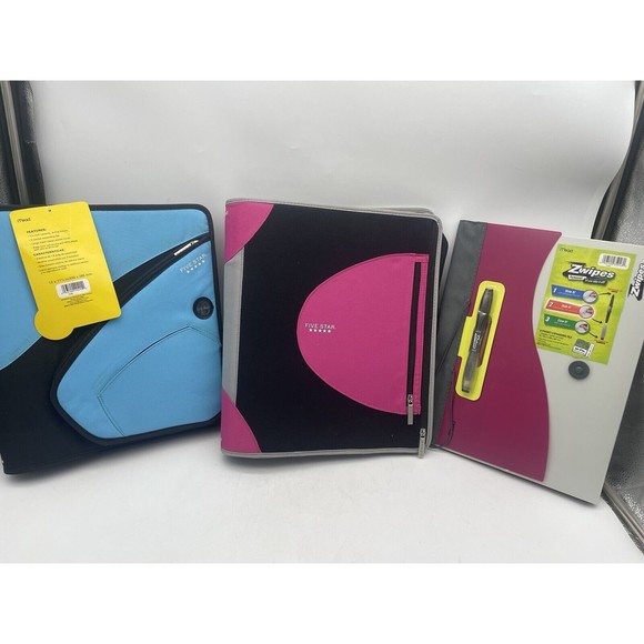 Mead | Office | New Five Star Zipper Xpanz Binder And One 5 Star Tech ...